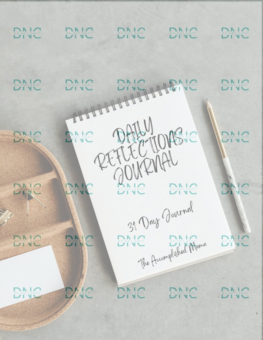 Daily Reflections Journal, Daily Journal, 31 Day Journal, Digital ...