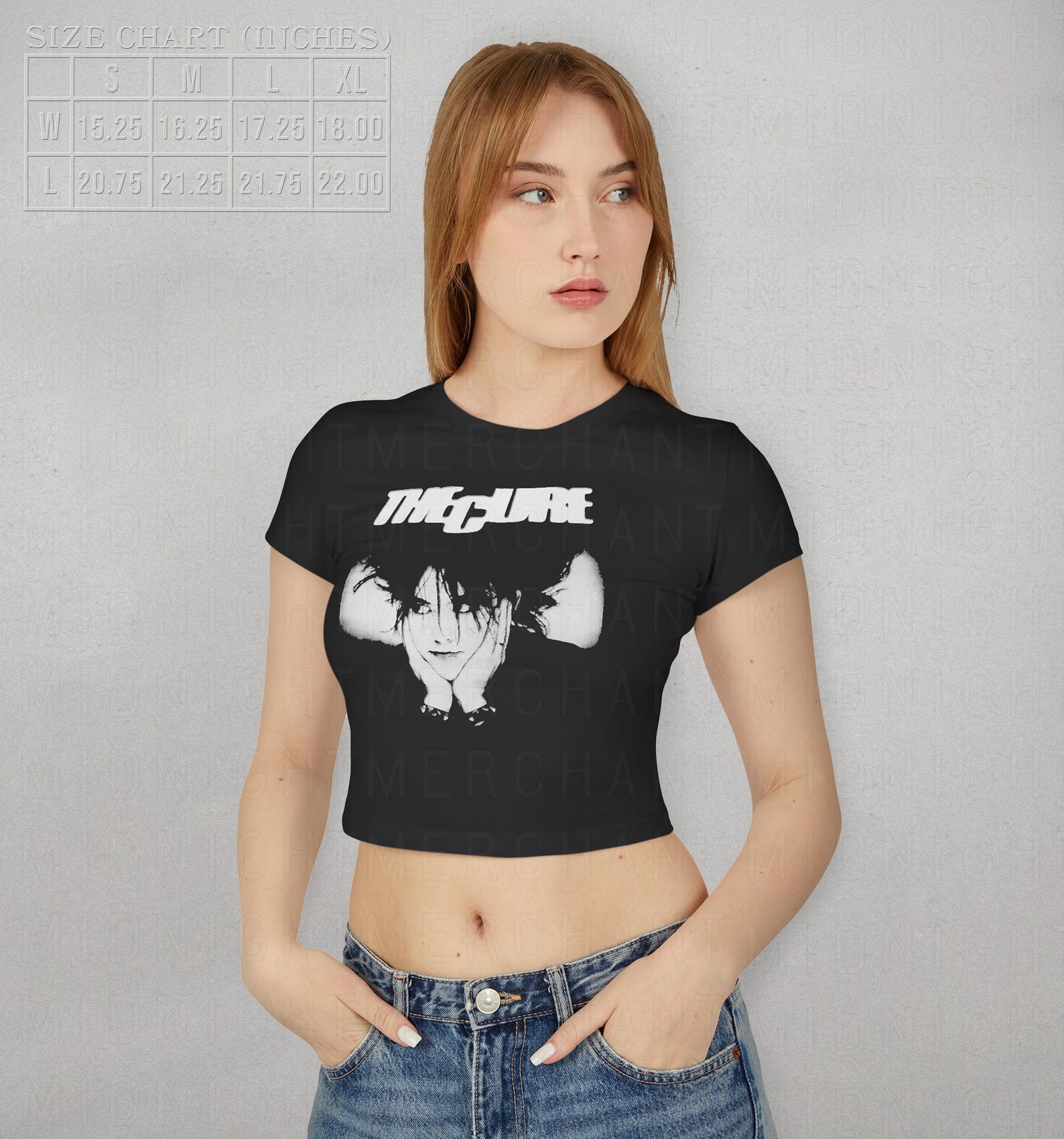 The Cure Crop Top, Gothic Band Tees, 90s Band Tee, Cute Crop Tops ...