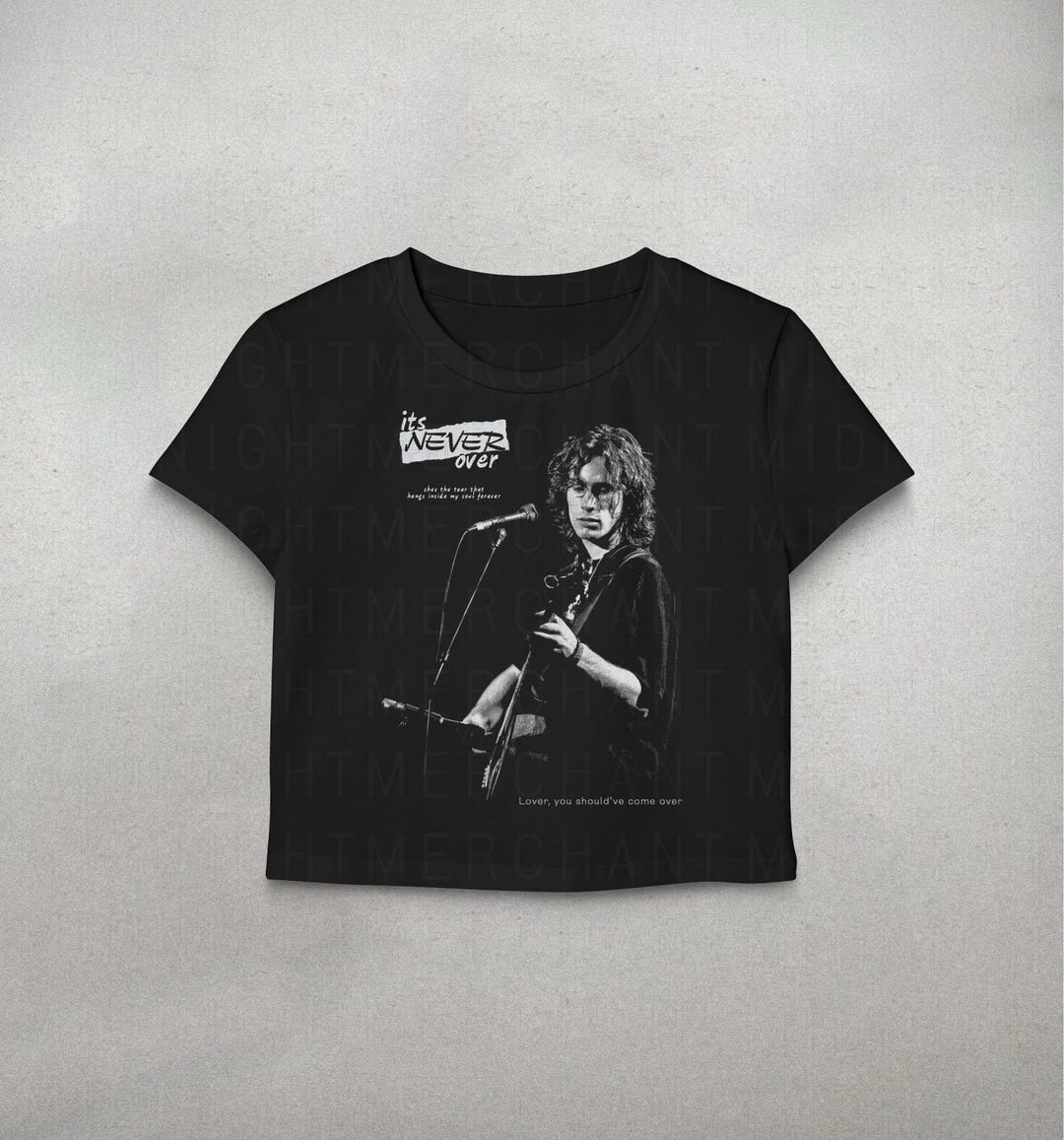 Jeff Buckley Crop Top, 90s Alt Rock Shirts, Retro Graphics Tees, Jeff ...