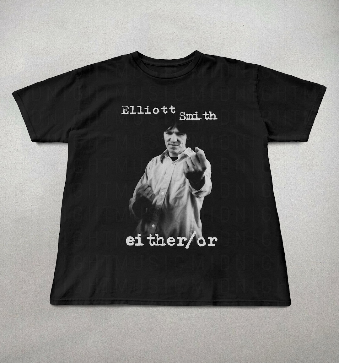 Elliot Smith Shirt, Either/or Shirt, Eliiot Smith Tee, Graphics Tees ...