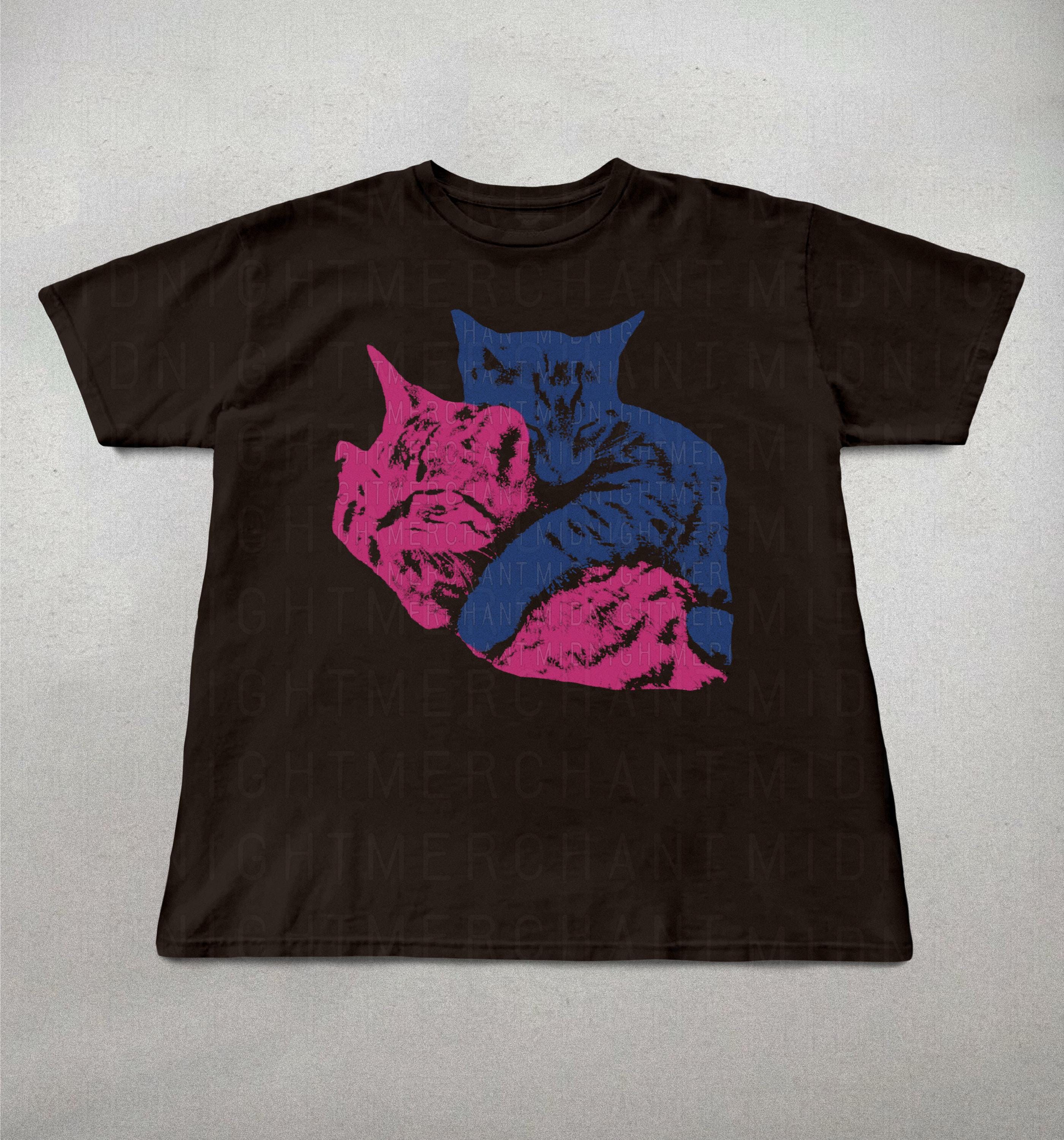 Tv Girl Cat Shirt, Who Really Cares Album Tee, Cute Indie Band Tee ...