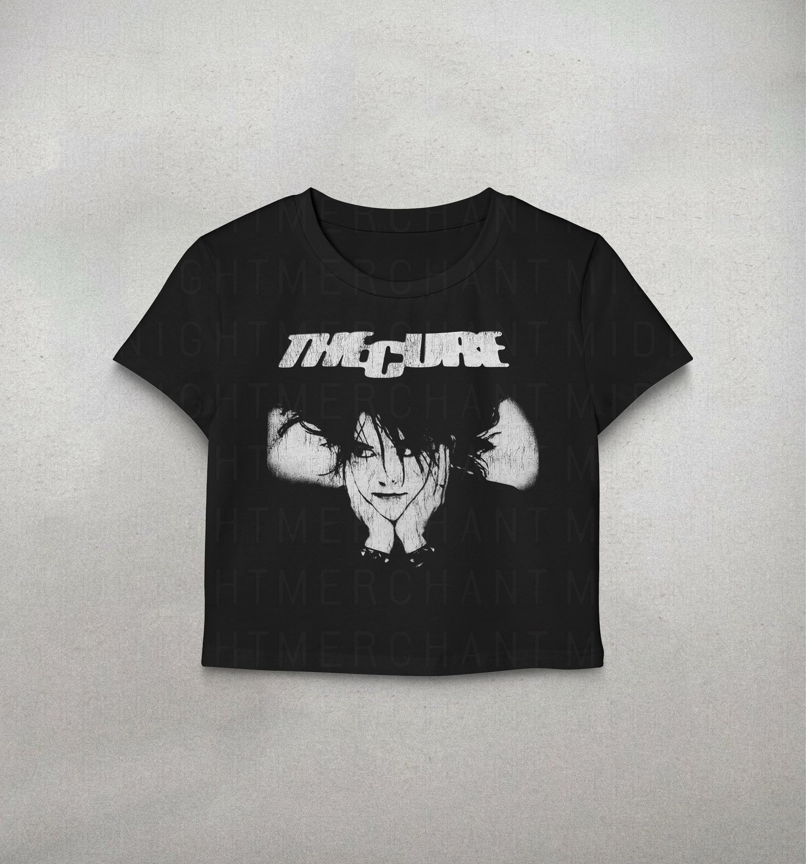 The Cure Crop Top, Gothic Band Tees, 90s Band Tee, Cute Crop Tops ...