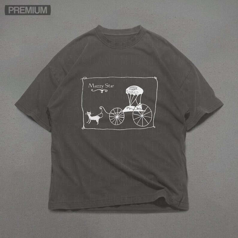 Mazzy Star Cat Shirt, Comfort Colors Premium Cotton Shirt, Mazzy Star ...
