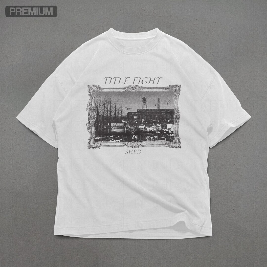 Title Fight Shed Shirt, Comfort Colours Premium Cotton Tee, Title Fight ...