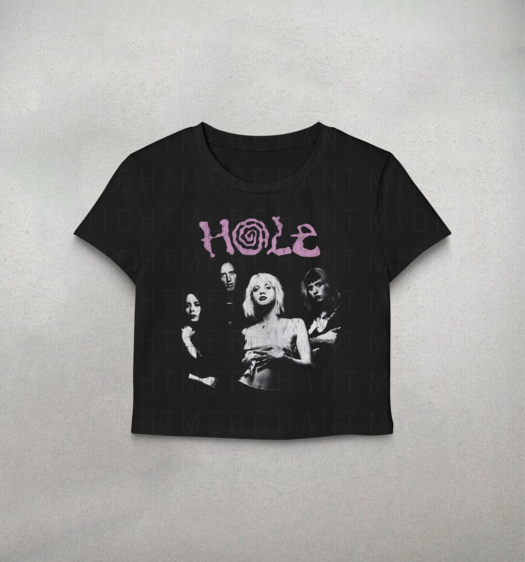 Hole Crop Top, Y2k Crop Top, Hole Tshirt, Band Graphic Tees, Cute Crop ...