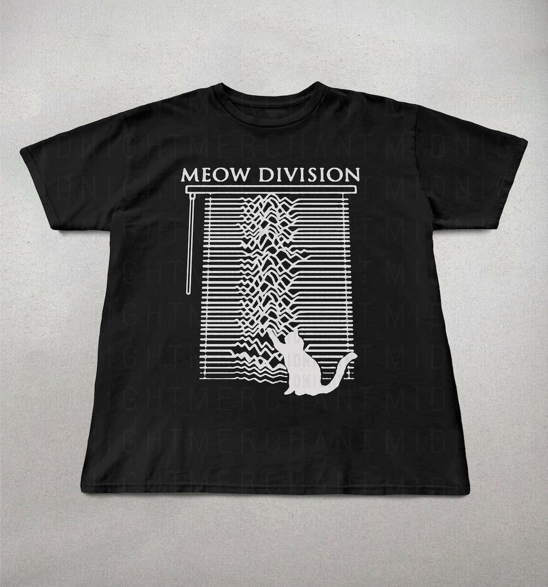 Meow Division Shirt, Cat Band Shirts, Gifts for Cat Lovers, Funny ...