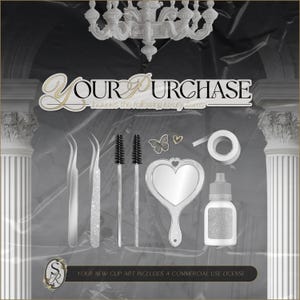 Lash Tech Clip Art, Lash Tray Clip Art, Lash Technician Clip Art ...