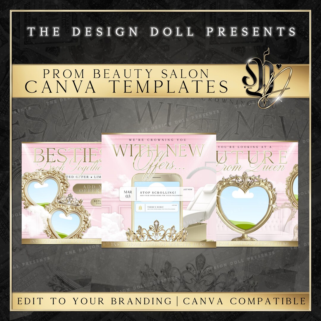 Prom Social Media Post, Canva Template, Prom Booking Post, Prom ...