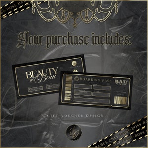 Pre-made Beauty Branding Kit, Custom Logo, Chrome Logo, Beauty Salon ...