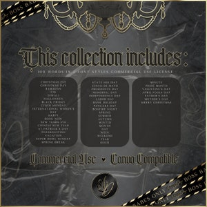 Word Clip Art, Gold Script Words, Gold Metallic Clipart, Gold Words ...