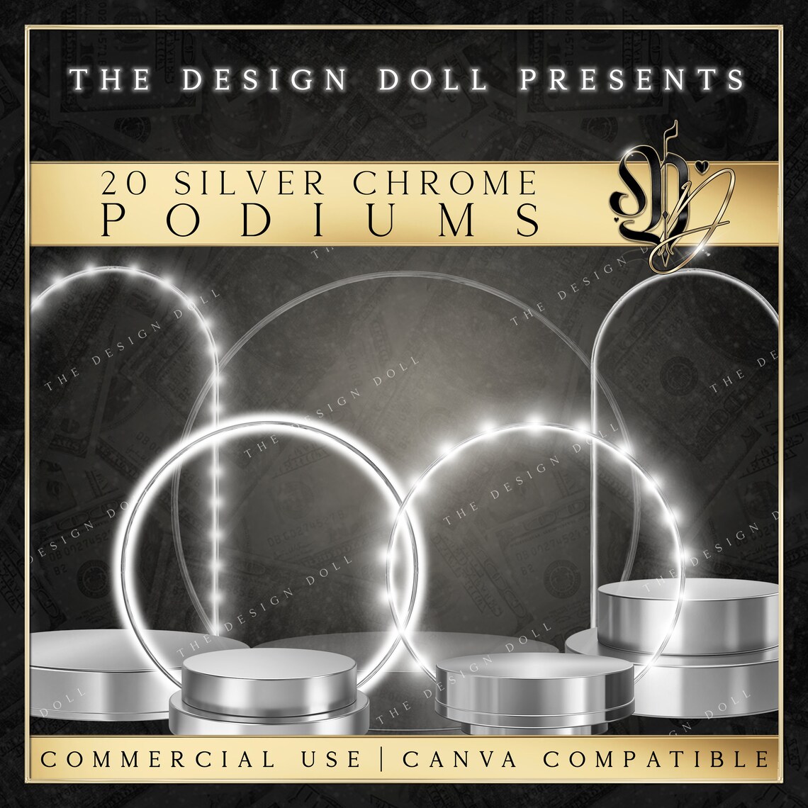 Silver Podium Clip Art Product Display Clip Art Transparent - Etsy