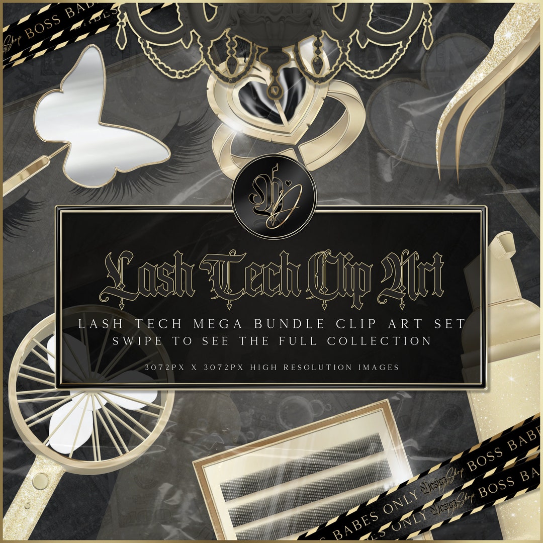 Lash Tech Clip Art, Lash Tray Clip Art, Lash Technician Clip Art ...