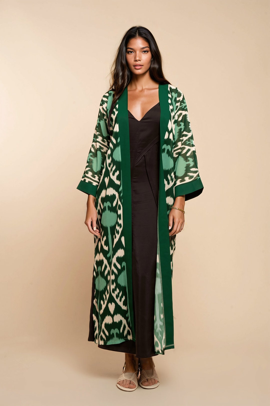 Kimono Robe, Beach Kimono Dress, Bride Robe, Summer Cardigan, Womens ...