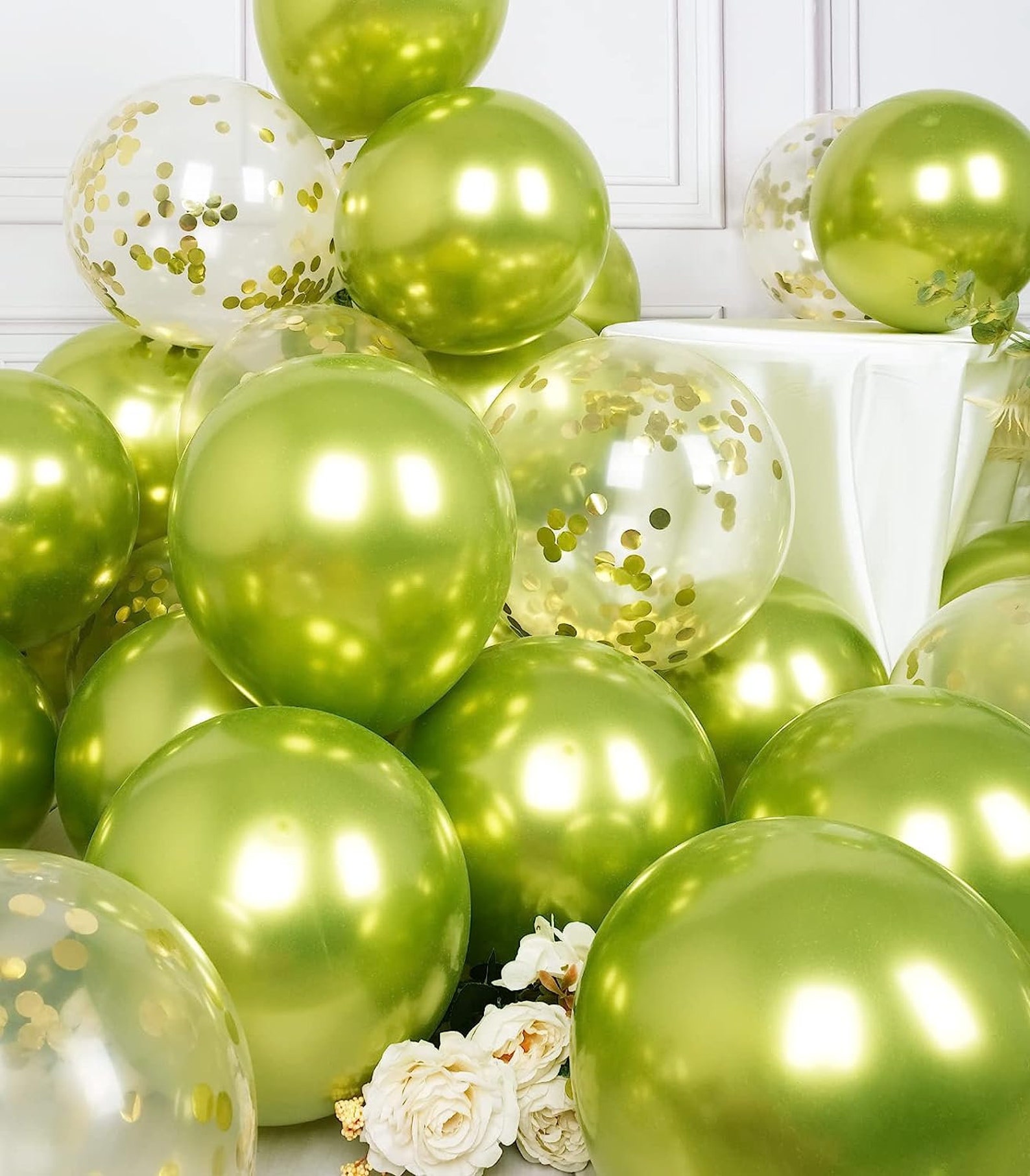 12 Royal Metallic Fruit Green Balloons for Graduation - Etsy