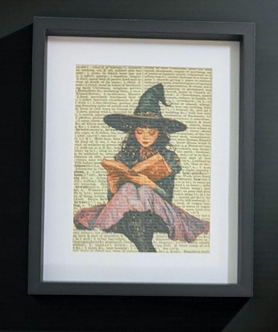 Witch Halloween Vintage Dictionary Print. - Etsy