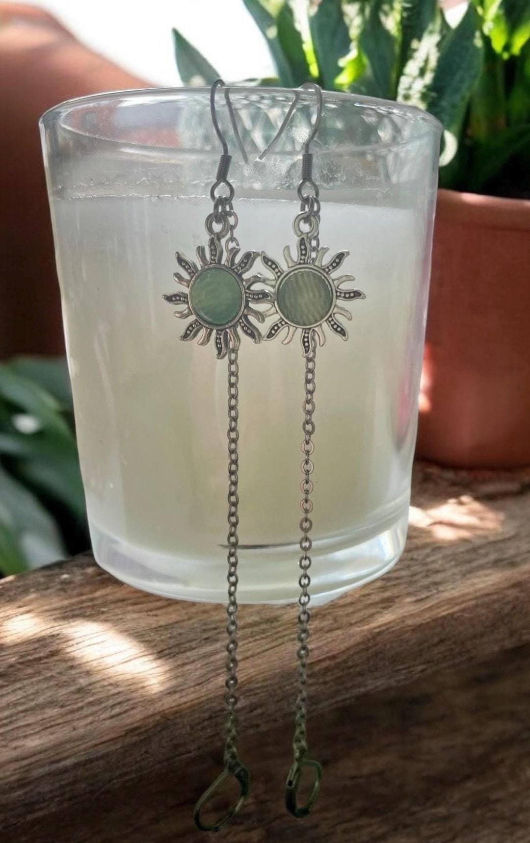 Bohemian Sun Drop Loop Ear Plugs Anti Loss Chain Earrings| Thoughtful ...