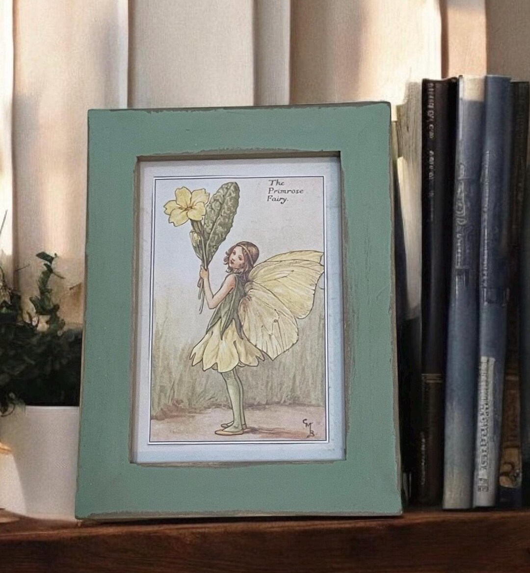 Flower Fairy Frame| the Primrose Fairy. Vintage Flower Fairy Print ...