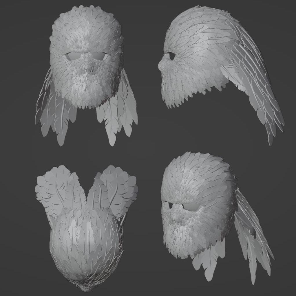 Yeti Mask Stl File Yeti Mask Digital File - Etsy