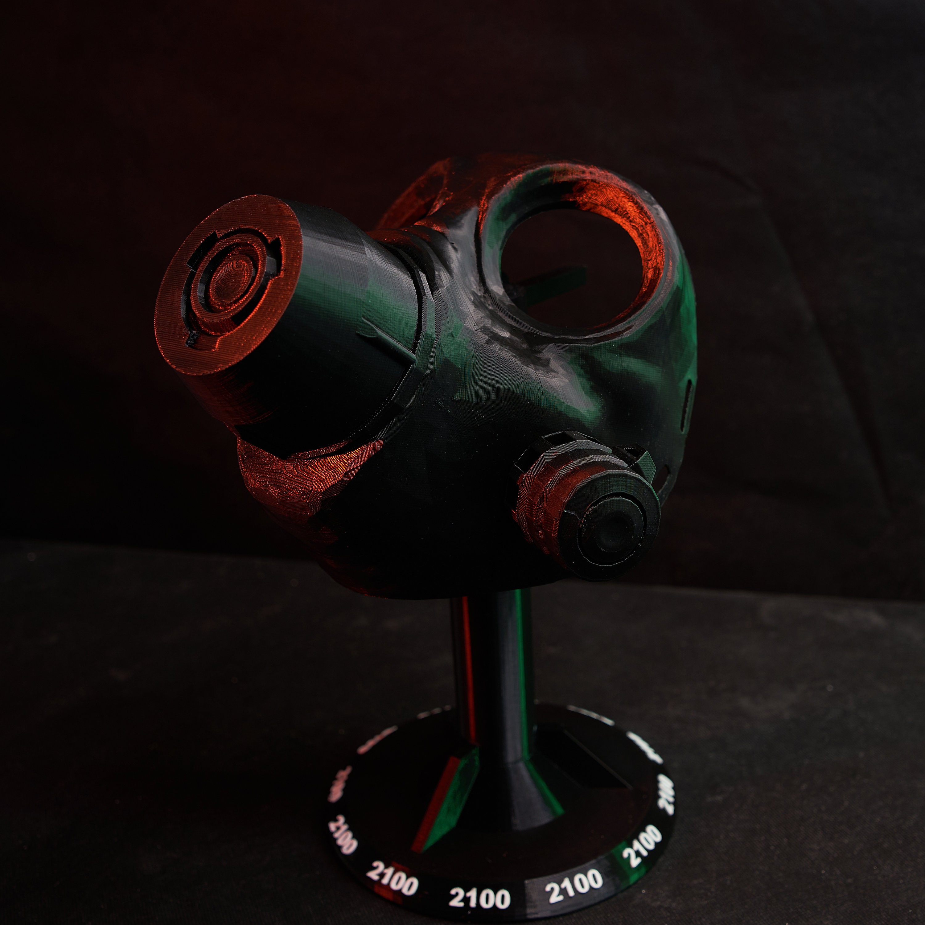 Gas Mask Replica - 3D Printed Gas Mask Prop | Cosplay Front Gas Mask ...