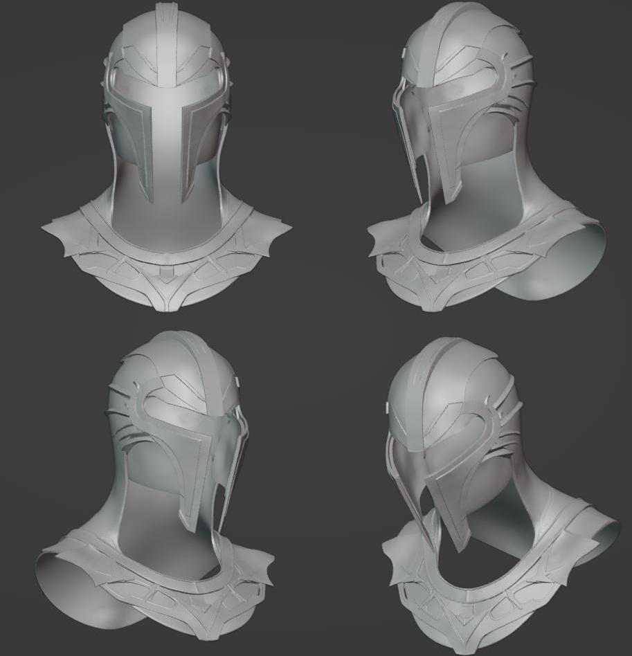 Gladiator Mask 3D STL File Gladiator Mask Digital File - Etsy