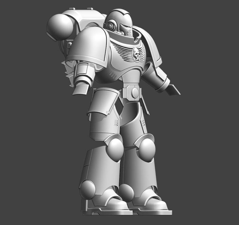 Space Marine Armor 3d Stl File Space Marine Armor Digital File - Etsy ...