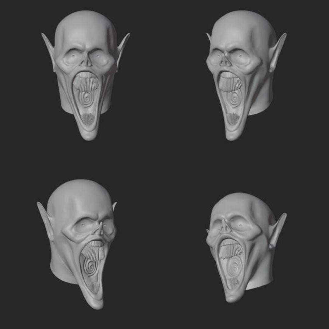 Jaw Monster Mask 3d Stl File Jaw Monster Mask Digital File - Etsy
