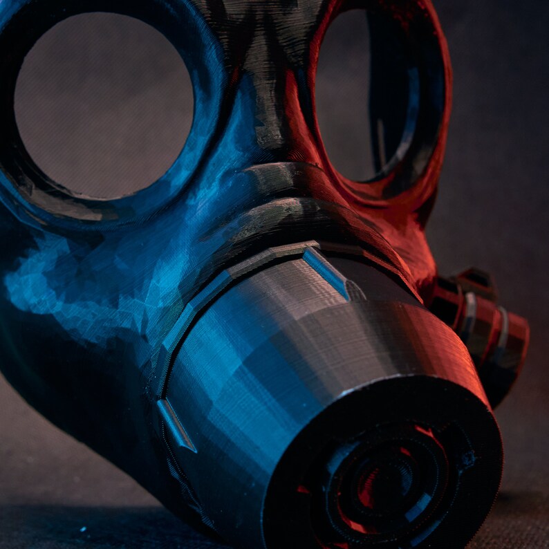 Gas Mask Replica 3D Printed Gas Mask Prop Cosplay Front Gas Mask - Etsy