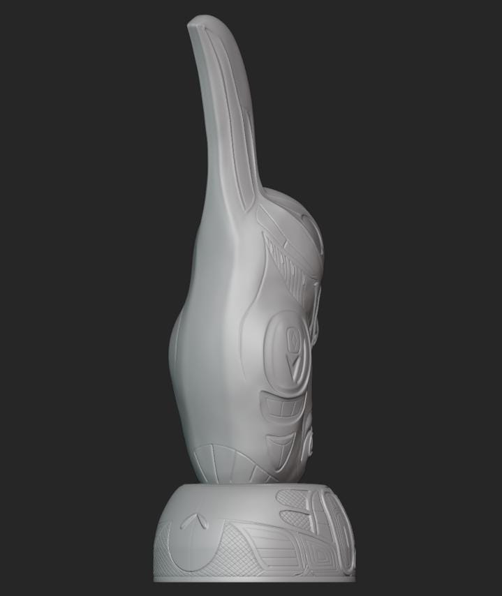 Orca Totem 3d Stl File Orca Totem Digital File - Etsy