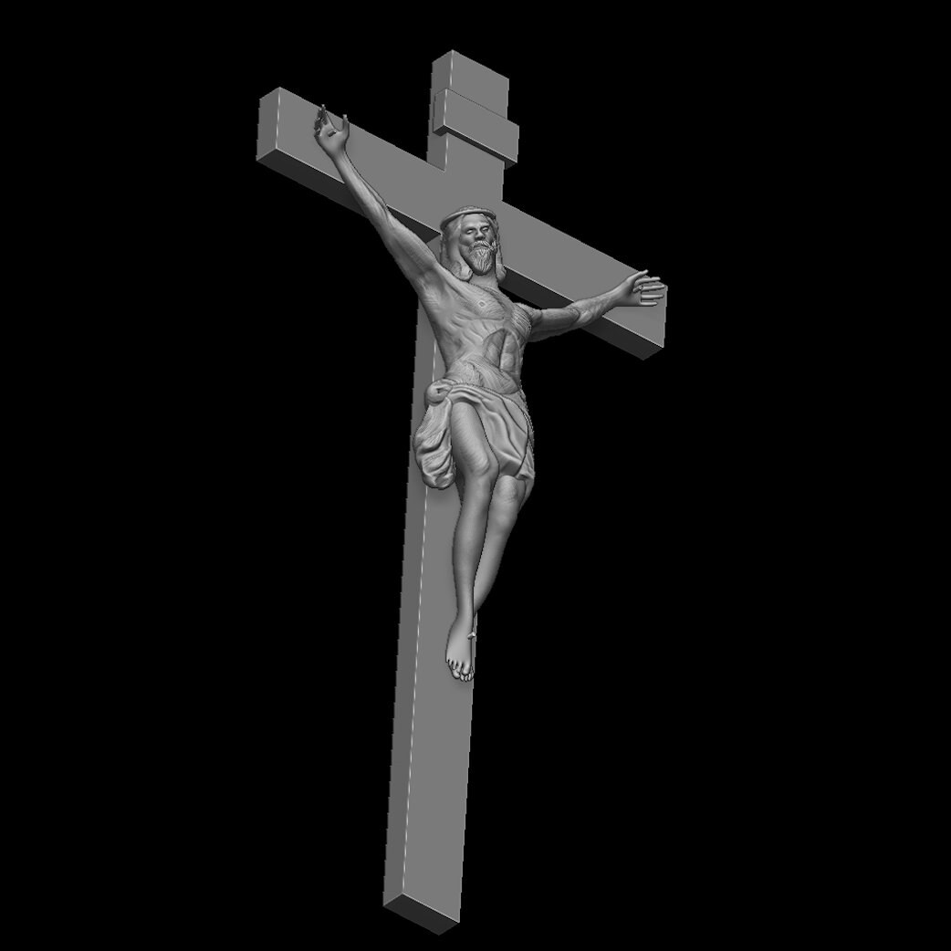 Jezus on the Cross 3D STL File Jesus Christ Digital File - Etsy