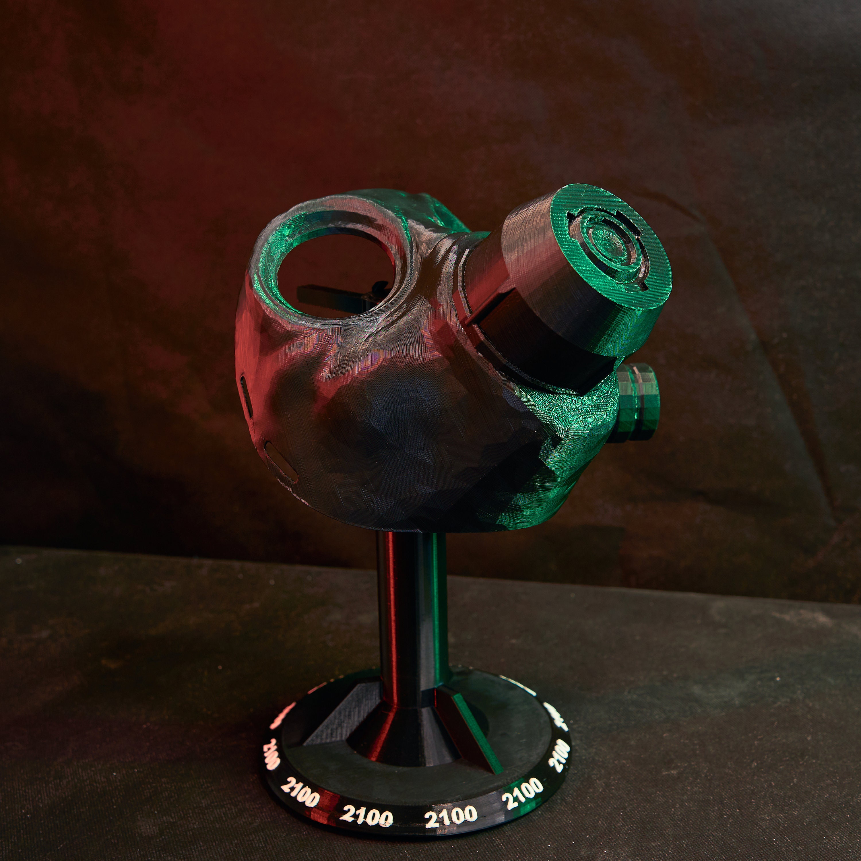 Gas Mask Replica - 3D Printed Gas Mask Prop | Cosplay Front Gas Mask ...