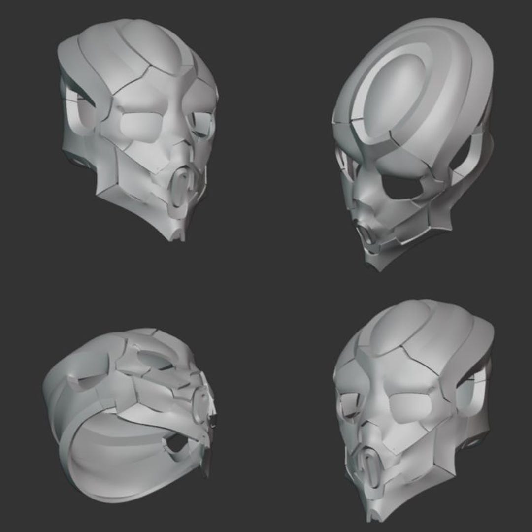 Cyborg Mask Stl File Cyborg Mask Digital File - Etsy