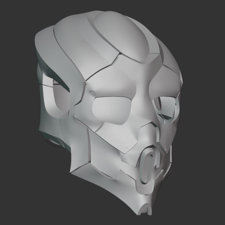 Cyborg Mask Stl File Cyborg Mask Digital File - Etsy
