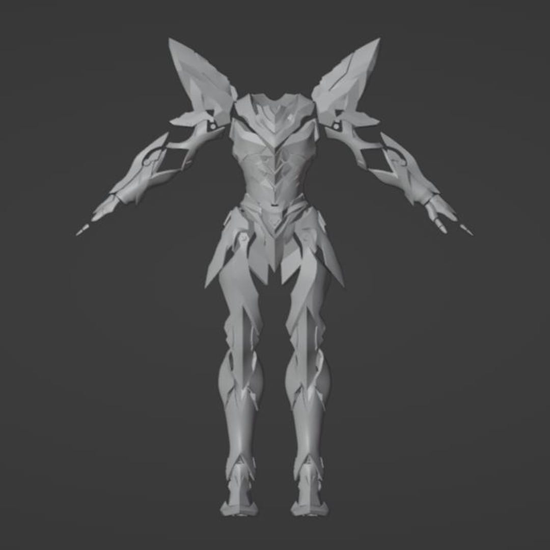 Female Fantasy Knight Cosplay 3d Stl File Female Fantasy Knight Cosplay ...
