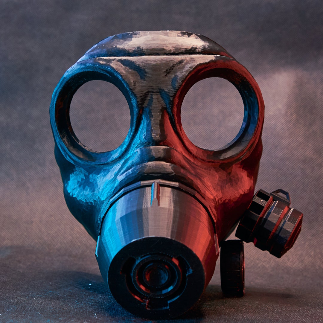 Gas Mask Replica 3D Printed Gas Mask Prop Cosplay Front Gas Mask - Etsy