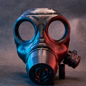 Gas Mask Replica - 3D Printed Gas Mask Prop | Cosplay Front Gas Mask ...