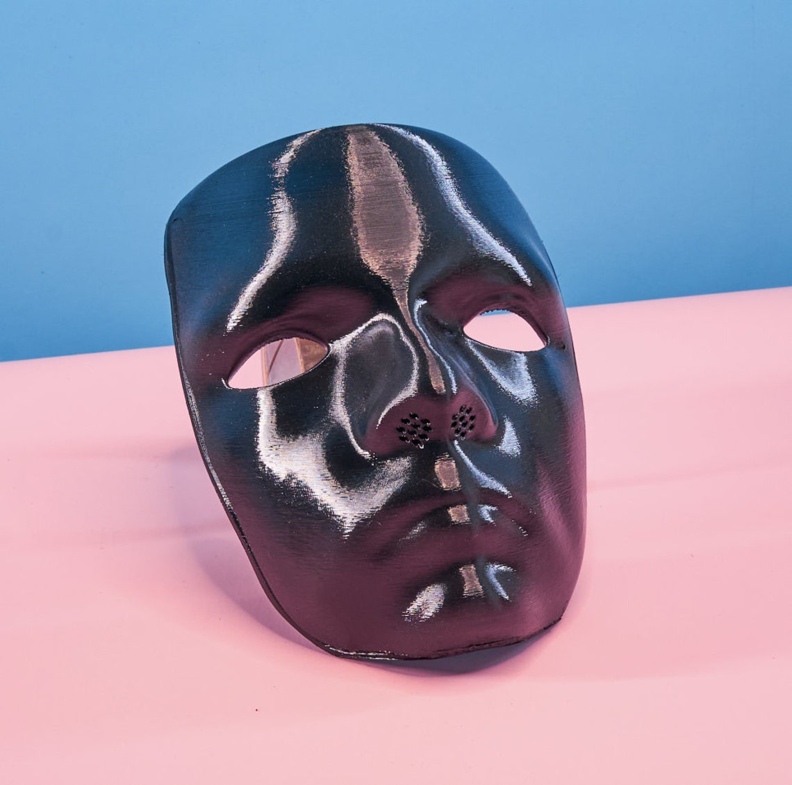 Fitted Face Mask - 3D Printed Face Mask Prop | Cosplay Front Face Mask ...