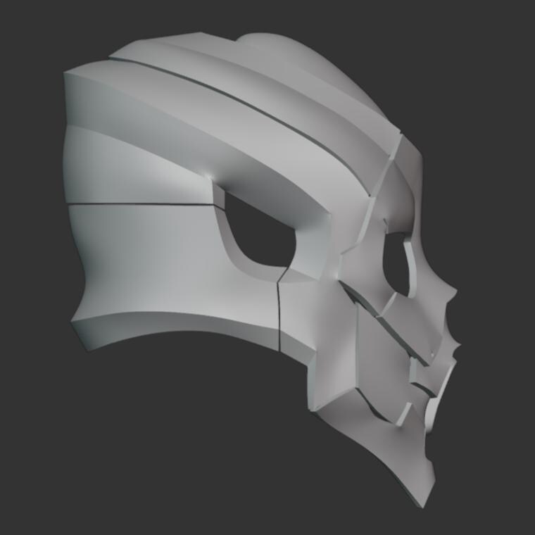 Cyborg Mask Stl File Cyborg Mask Digital File - Etsy