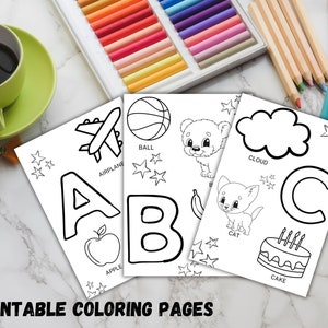 26 Alphabet Coloring Pages, Alphabet Coloring Page Printables, Alphabet ...