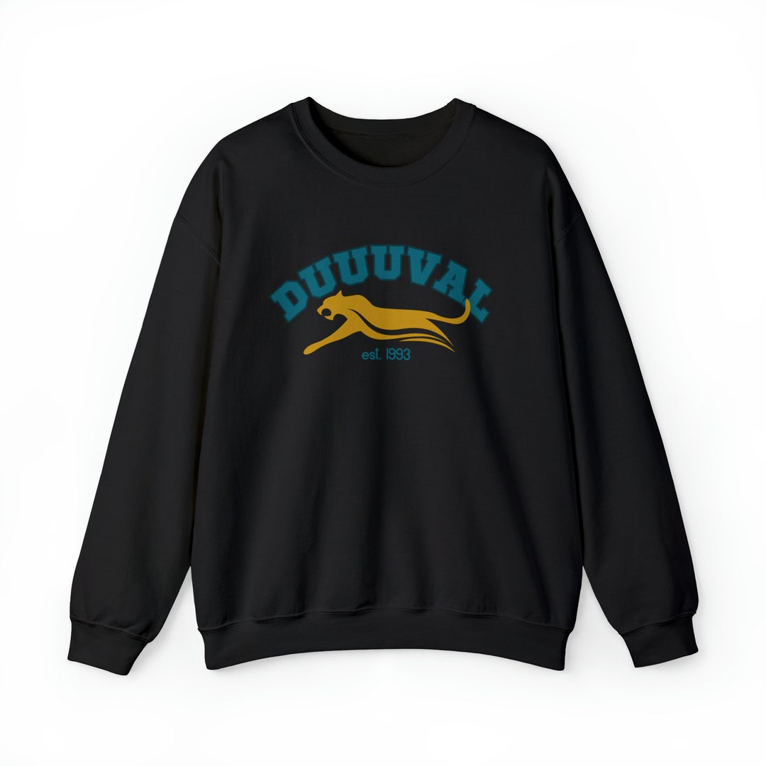 Duuuval Sweatshirt Jacksonville Jaguars Crewneck Gameday - Etsy