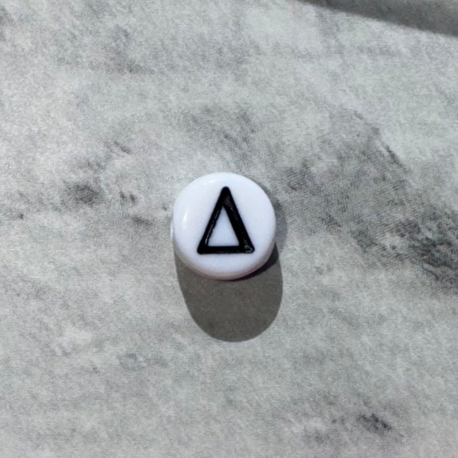 Greek Δ delta Alphabet Letter Beads for DIY Sorority Fraternity ...