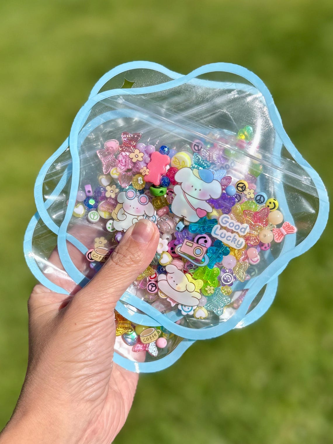 150 Pc Acrylic Bead Mix, Y2K, 1990s, 2000s Inspired Beads, Pastel, Cute ...