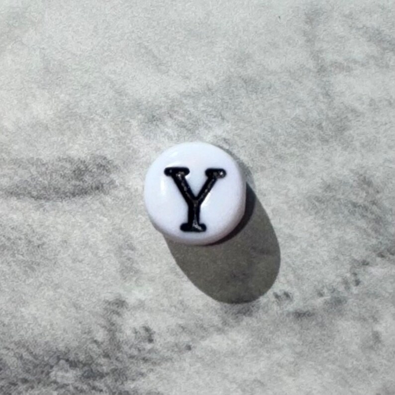 Upsilon Y Greek Letter Alphabet Beads for Sorority, Fraternity, Delta ...