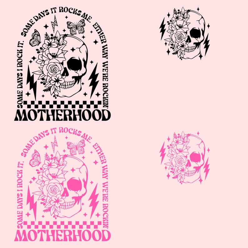 Motherhood Some Day I Rock It SVG PNG Files, Rocking Motherhood Png ...
