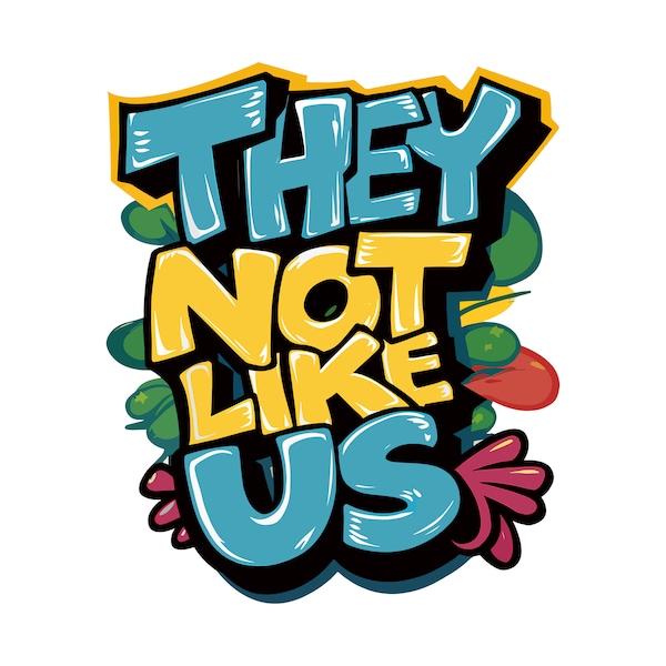They Not Like Us Svg Png - Etsy