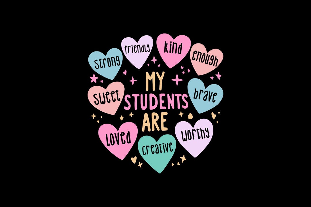 My Students Are Valentine PNG SVG Files, Teacher Valentines Day Png ...