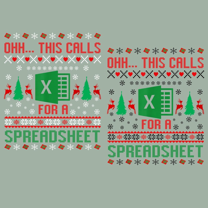 Excel Sheets Sweater - Etsy