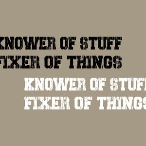 Knower of Stuff Fixer of Things Svg Png, Funny Handyman Dad Png, Funny ...