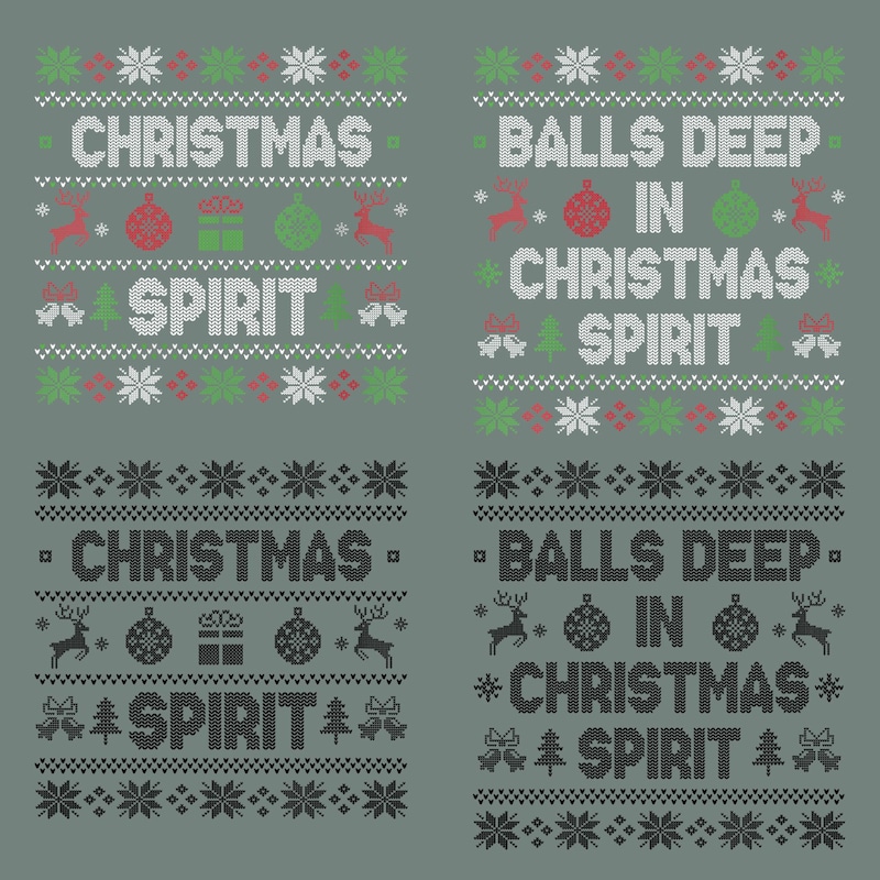 Balls Deeps Christmas Png - Etsy