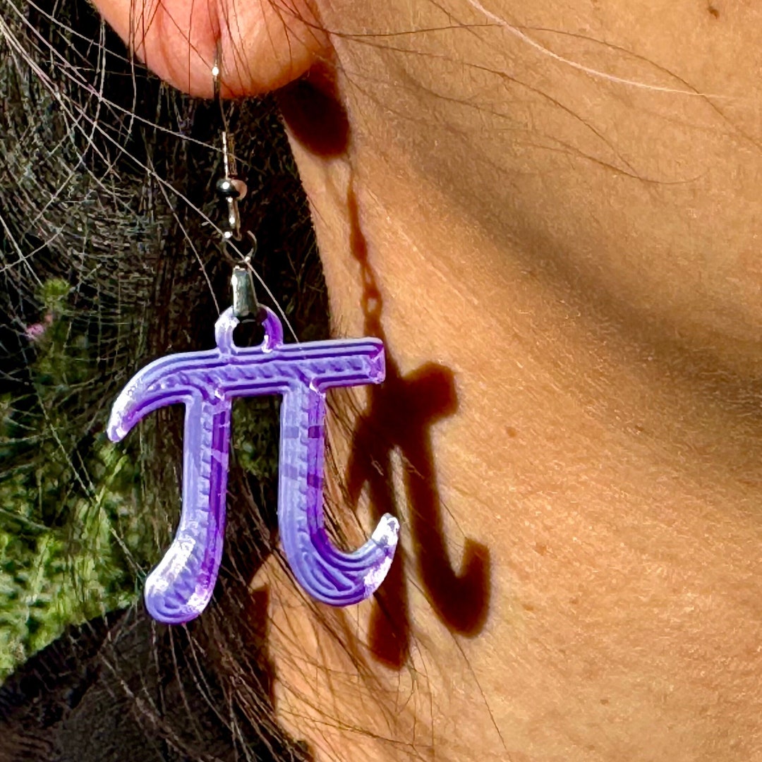 Pi Math Symbol Earrings - Etsy