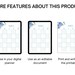 Monthly Calendar Printable 2023 2024, Digital Calendar, Minimal Planner ...